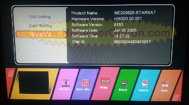 GX6605S STARSAT PRO U38 SOFTWARE NEW UPDATE 20 JUNE 2020 - How To Enter ...