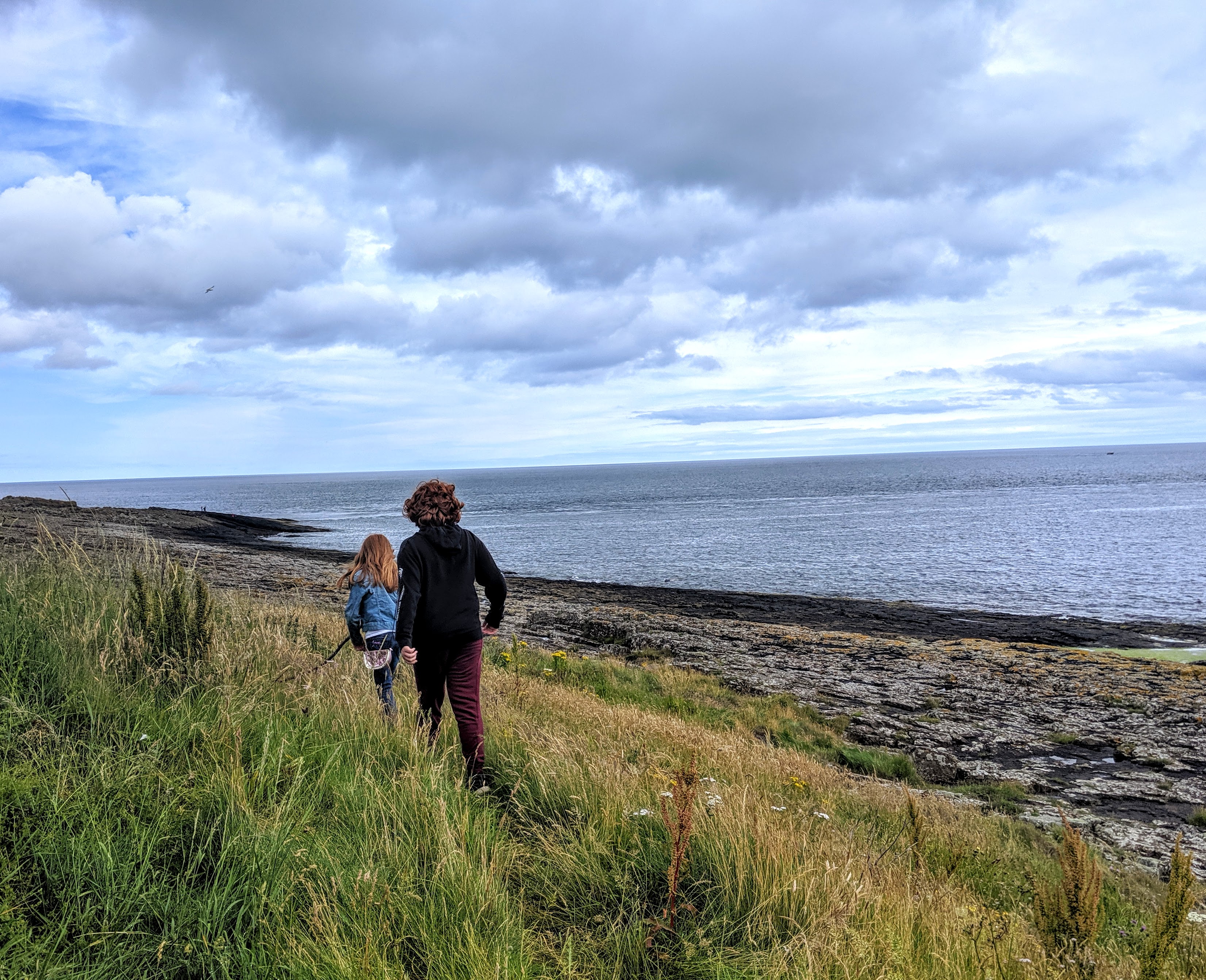 Craster to Dunstanburgh Castle | a four mile walk with kids | North ...