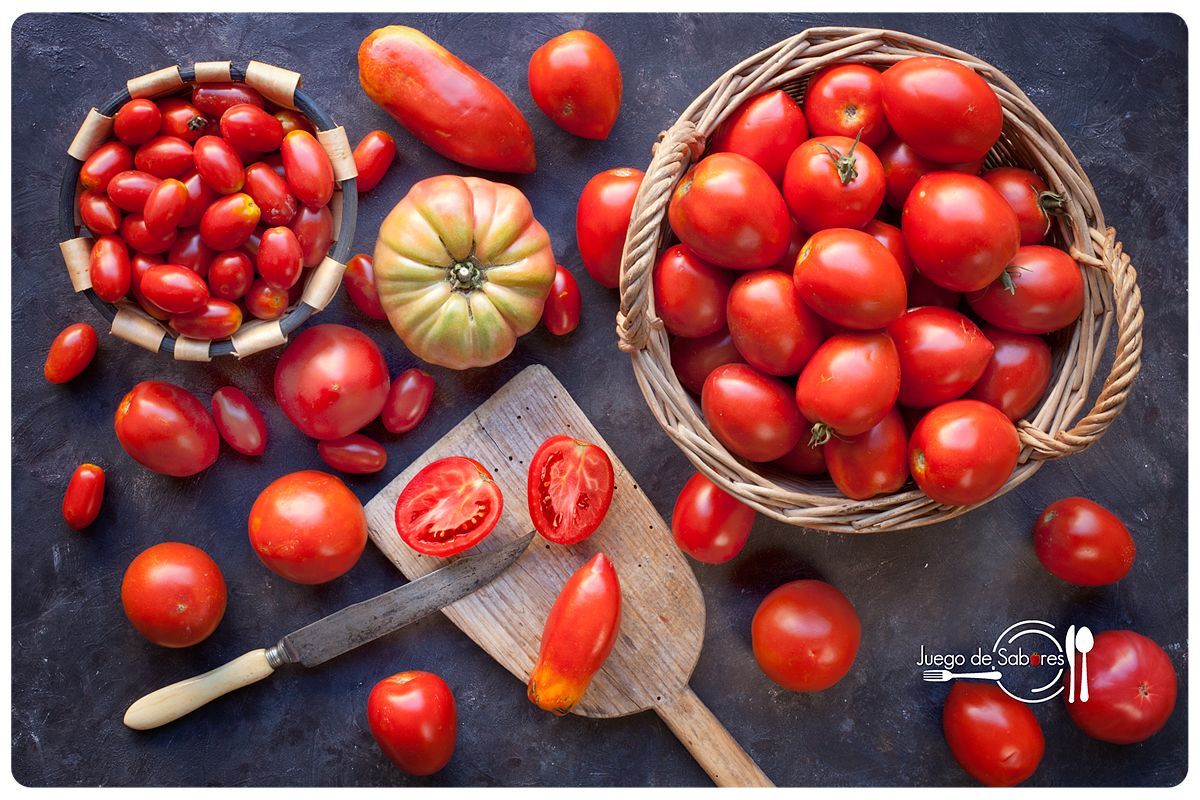 JUEGO DE SABORES : SALSA DE TOMATE EN CONSERVA