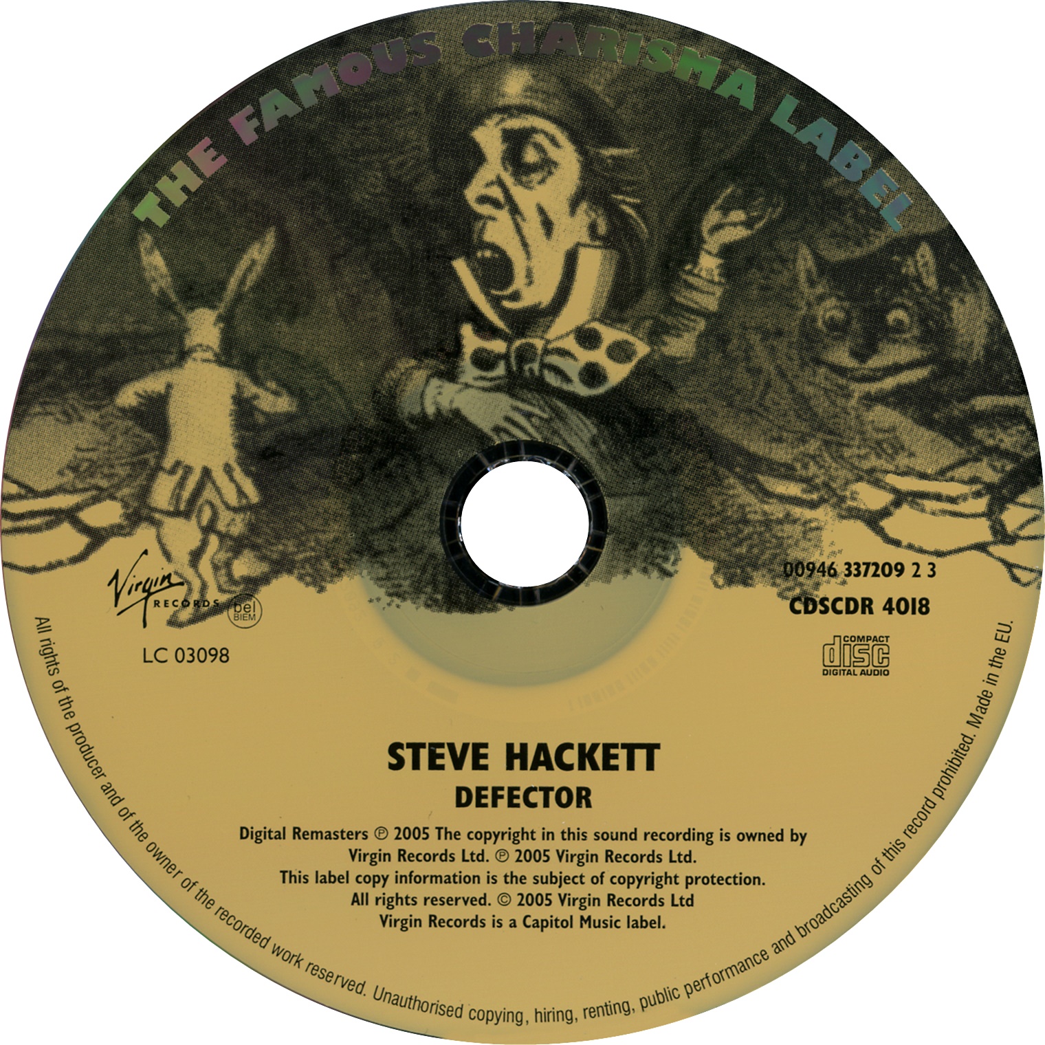1980 Defector - Steve Hackett - Rockronología