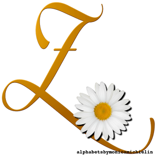 M. Michielin Alphabets: YELLOW ALPHABET DAISY PNG
