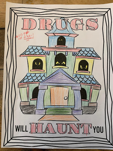 Say Boo to Drugs Coloring and Poster Contest Winners