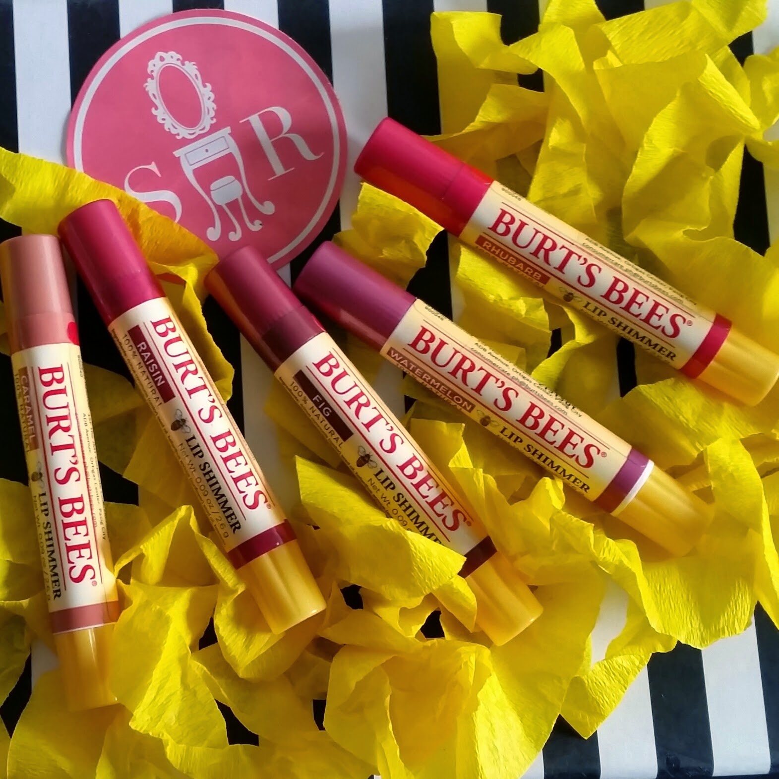 Sand Under My Feet: Burt’s Bees Lip Shimmers from Sample Room