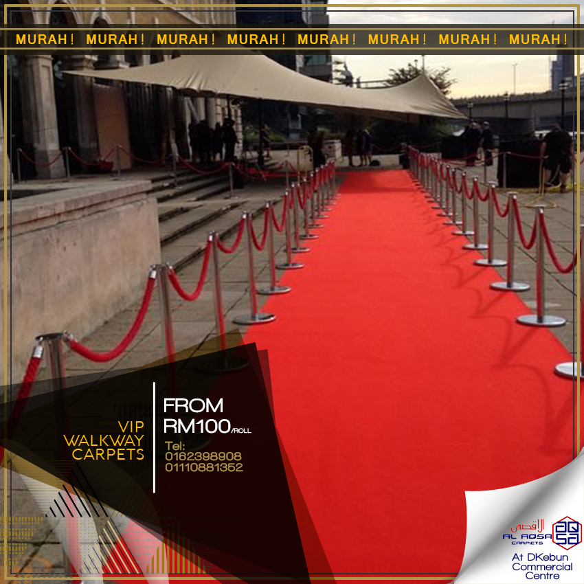 VIP WALKWAY CARPET FOR YOUR EVENTS PARTY AND WEDDING.
