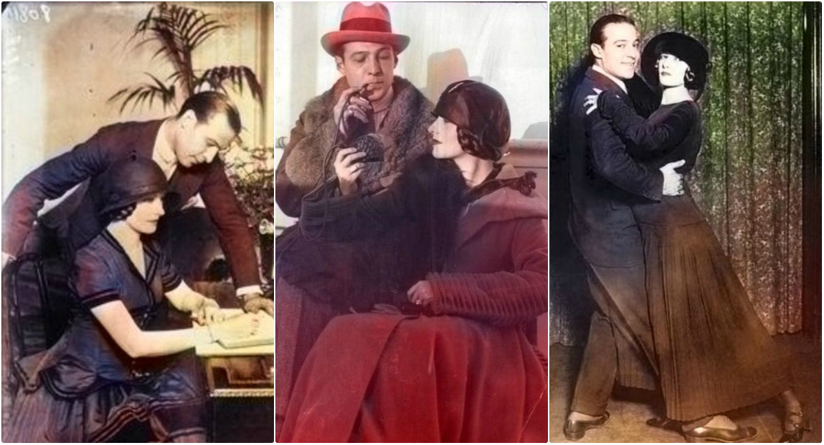 31 Beautiful Colorized Pics of Rudolph Valentino and Natacha Rambova ...