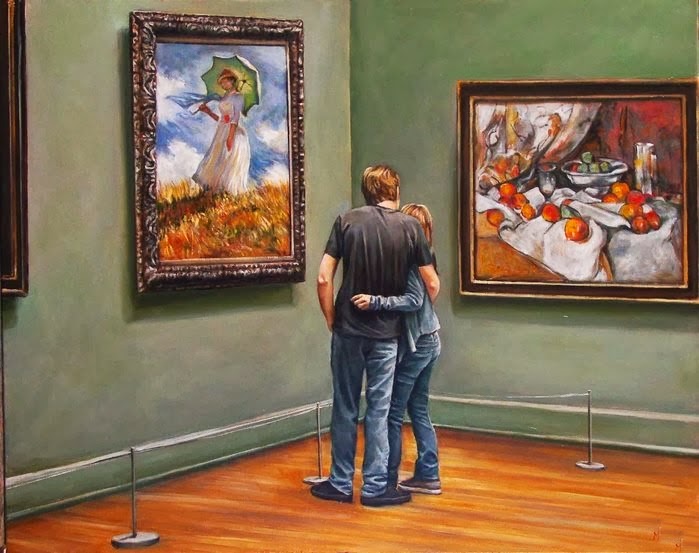 As Cores Da Arte: Harry McCormick pintura de interiores