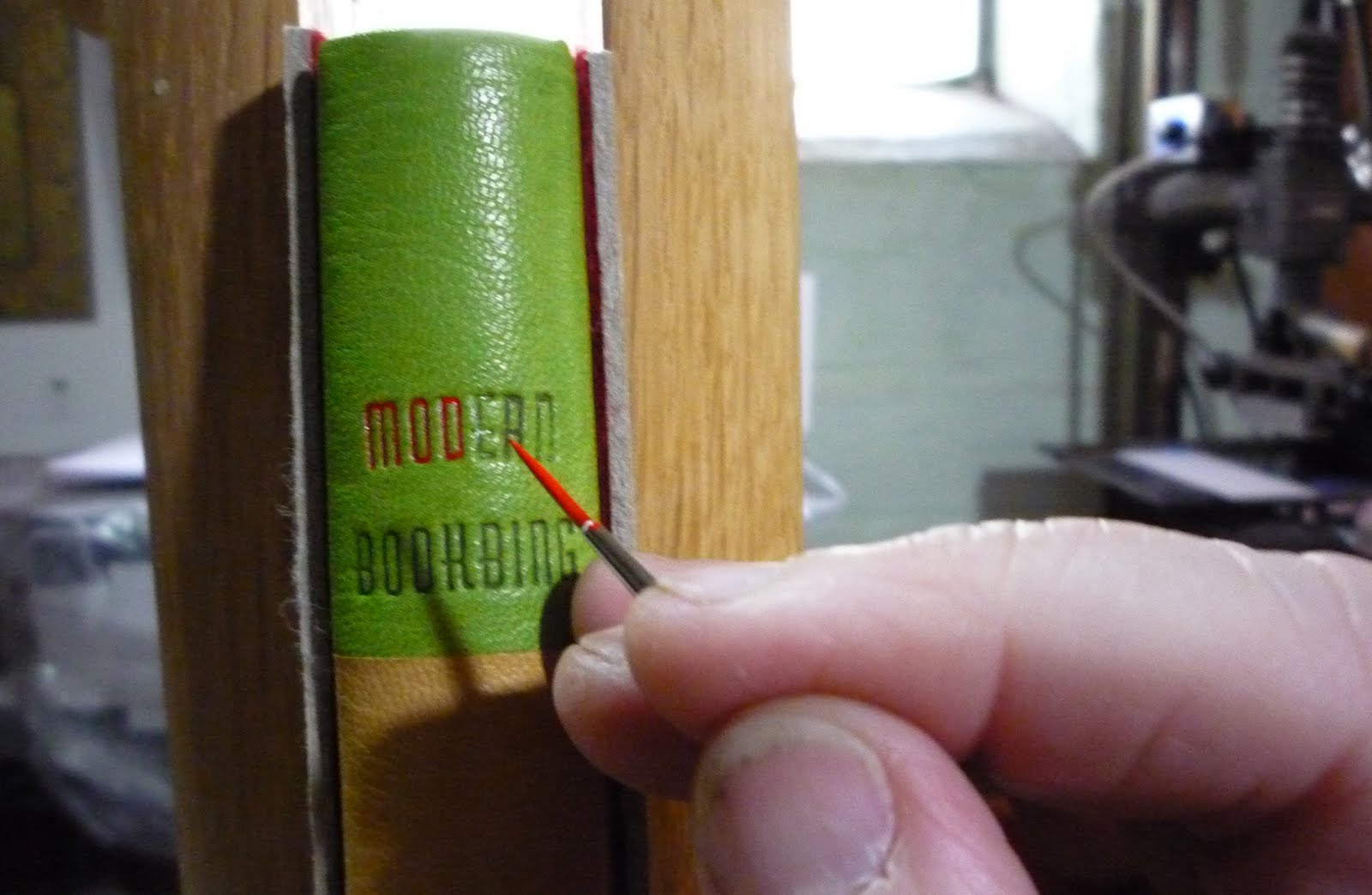 About the Binding: Modern Bookbinding