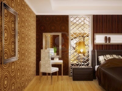 Habitaciones en color marrón chocolate - Colores en Casa