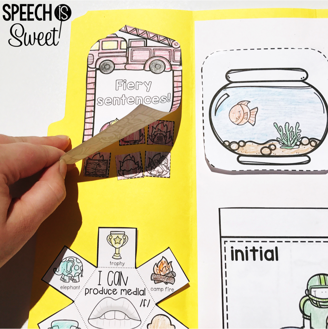 Articulation Lap Book Tutorial (plus freebie!) - Speech is Sweet