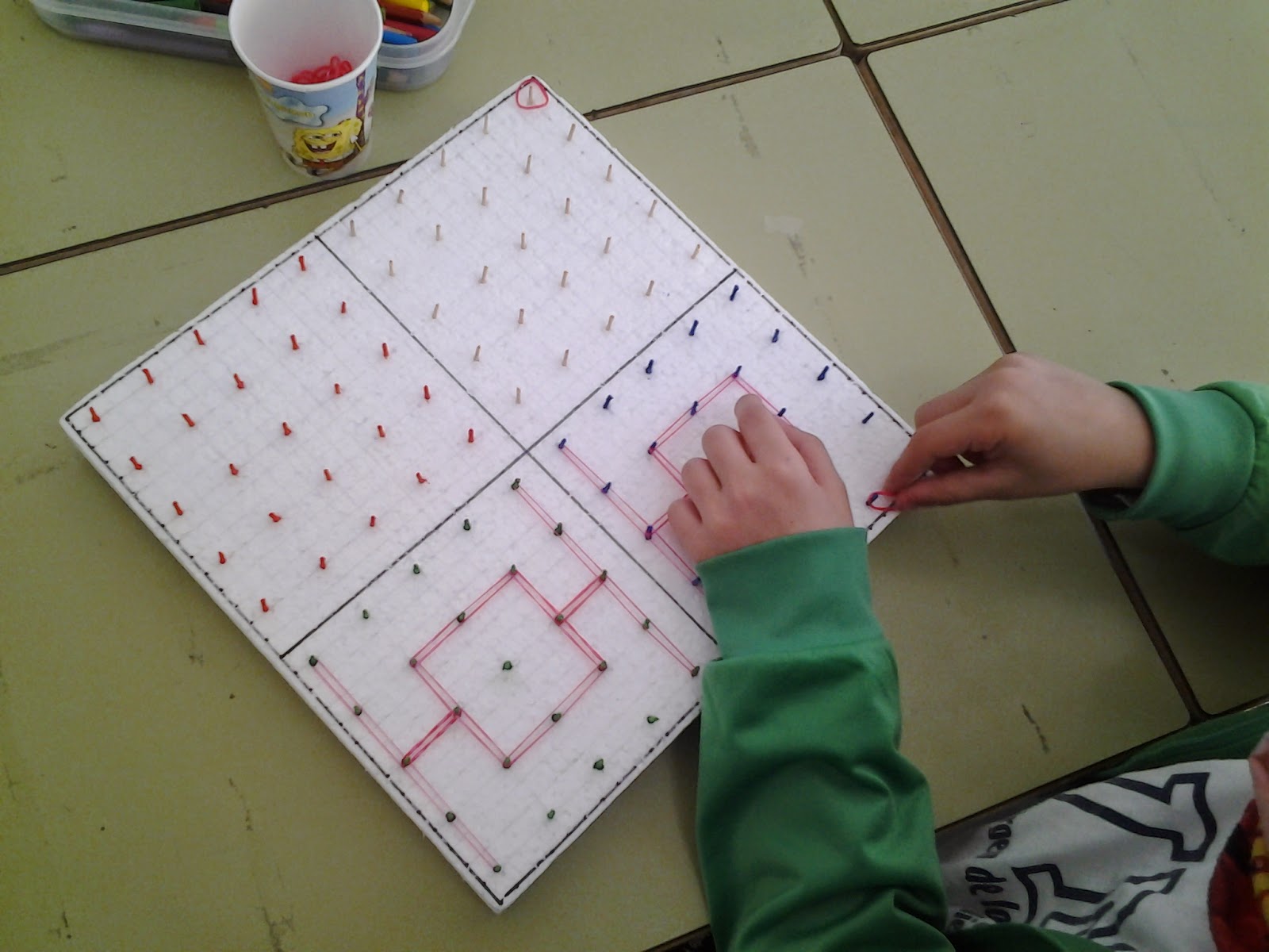 Actividades con geoplanos