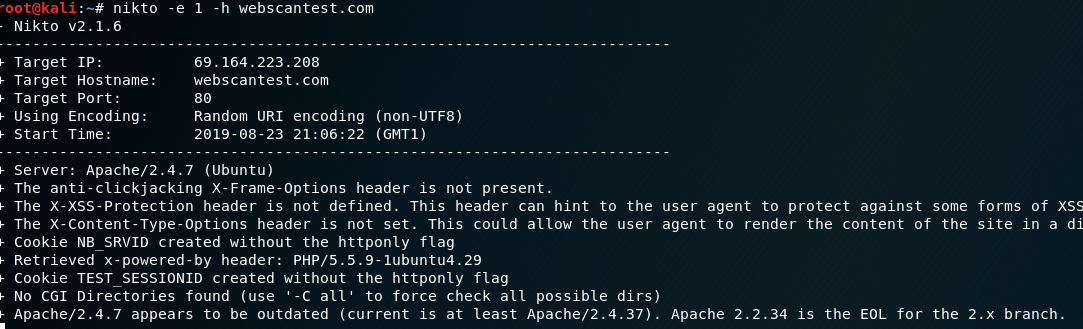 Introduction to Nikto
