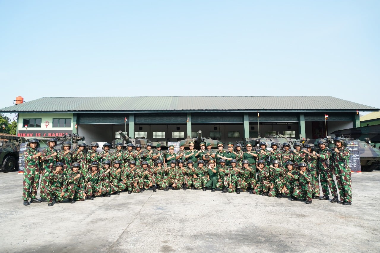 DEFENSE STUDIES: Vietnam Army Academy Kunjungi Yonkav 1 Cijantung
