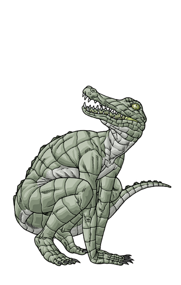yog-blogsoth: HUMANOID CROCODILE