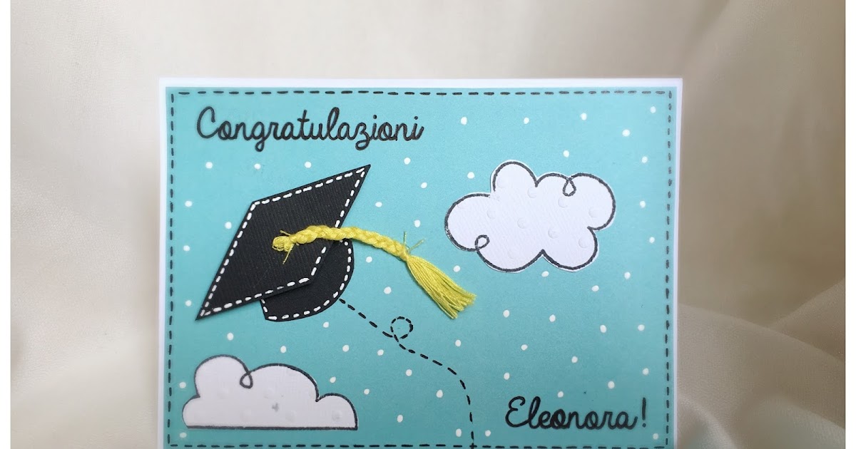 Handmade graduation card - biglietto fatto a mano per laurea
