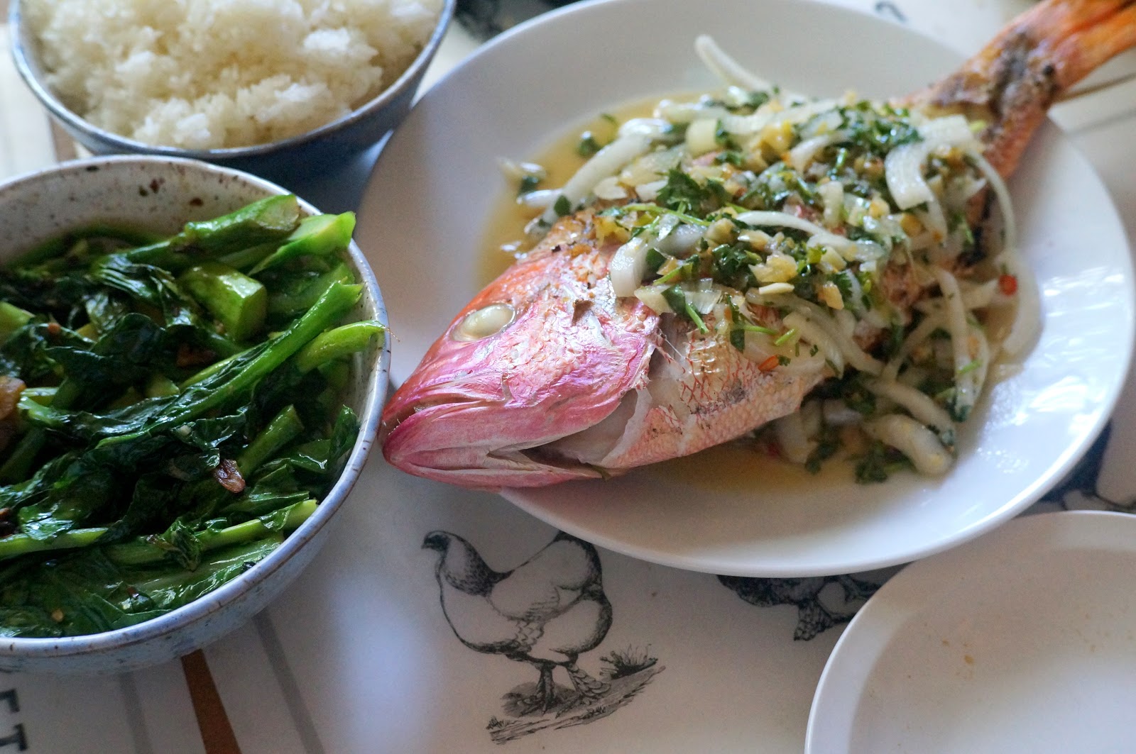 Thai-Style Grilled Red Snapper