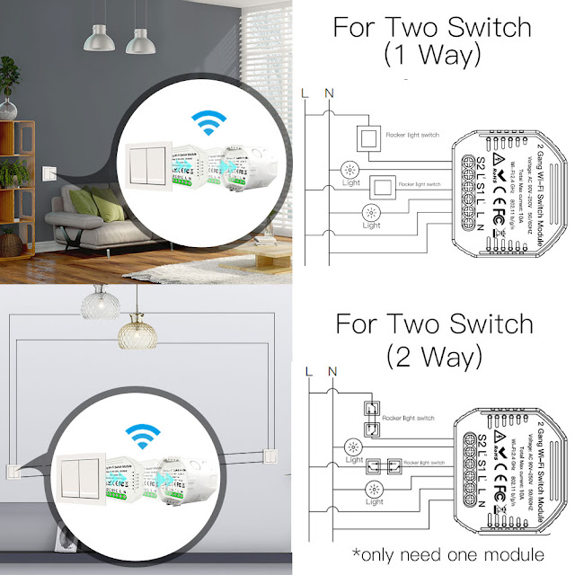 WiFi Smart Light Switch Diy Module