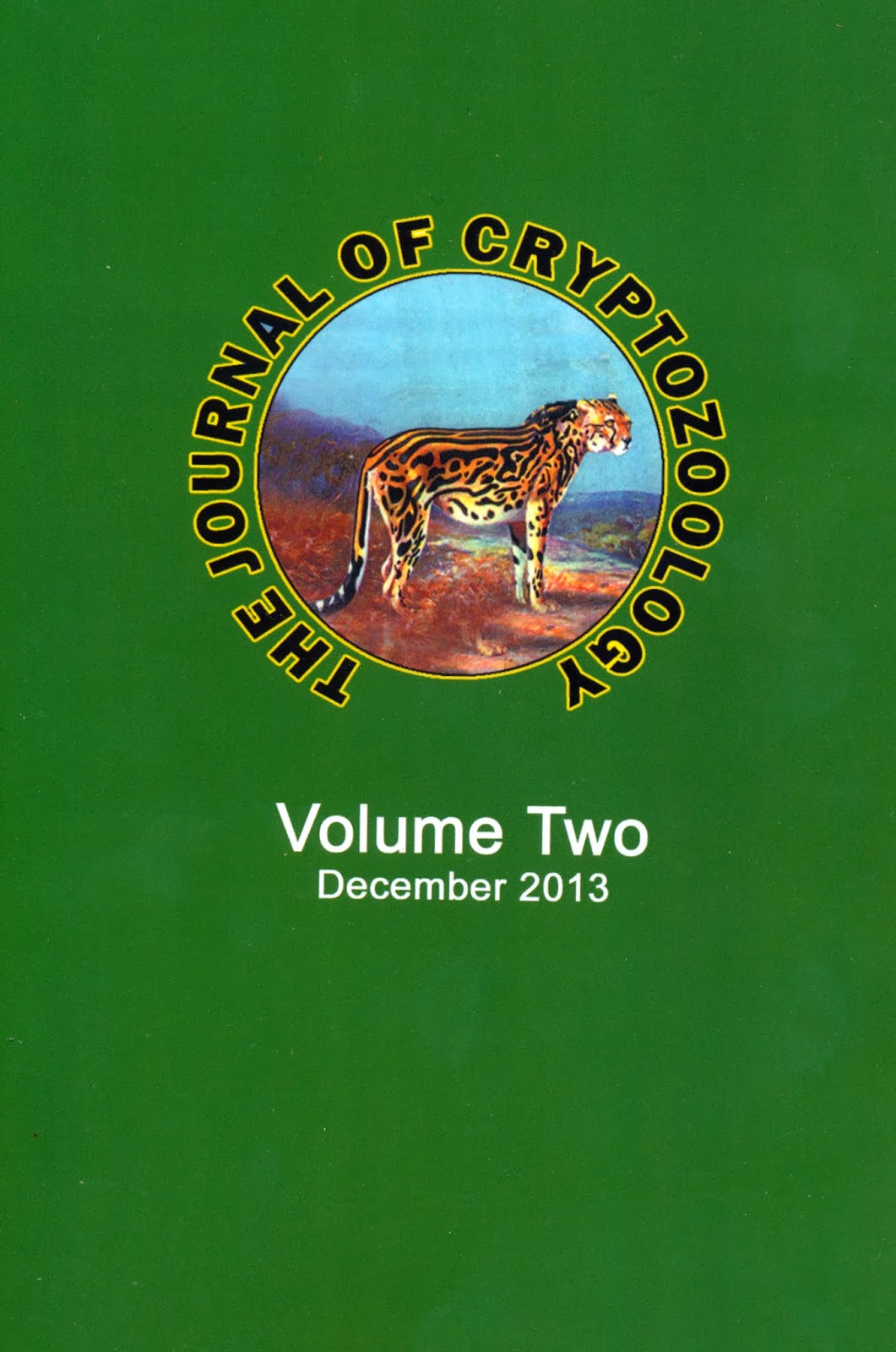 Malcolm's Musings: Cryptozoology: Journal of Cryptozoology, volume 2