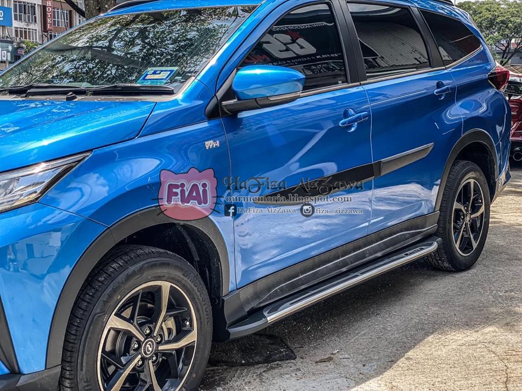 Perodua ARUZ Electric Blue Modified