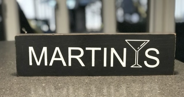 Make a Rustic Reclaimed Wood Martini Sign