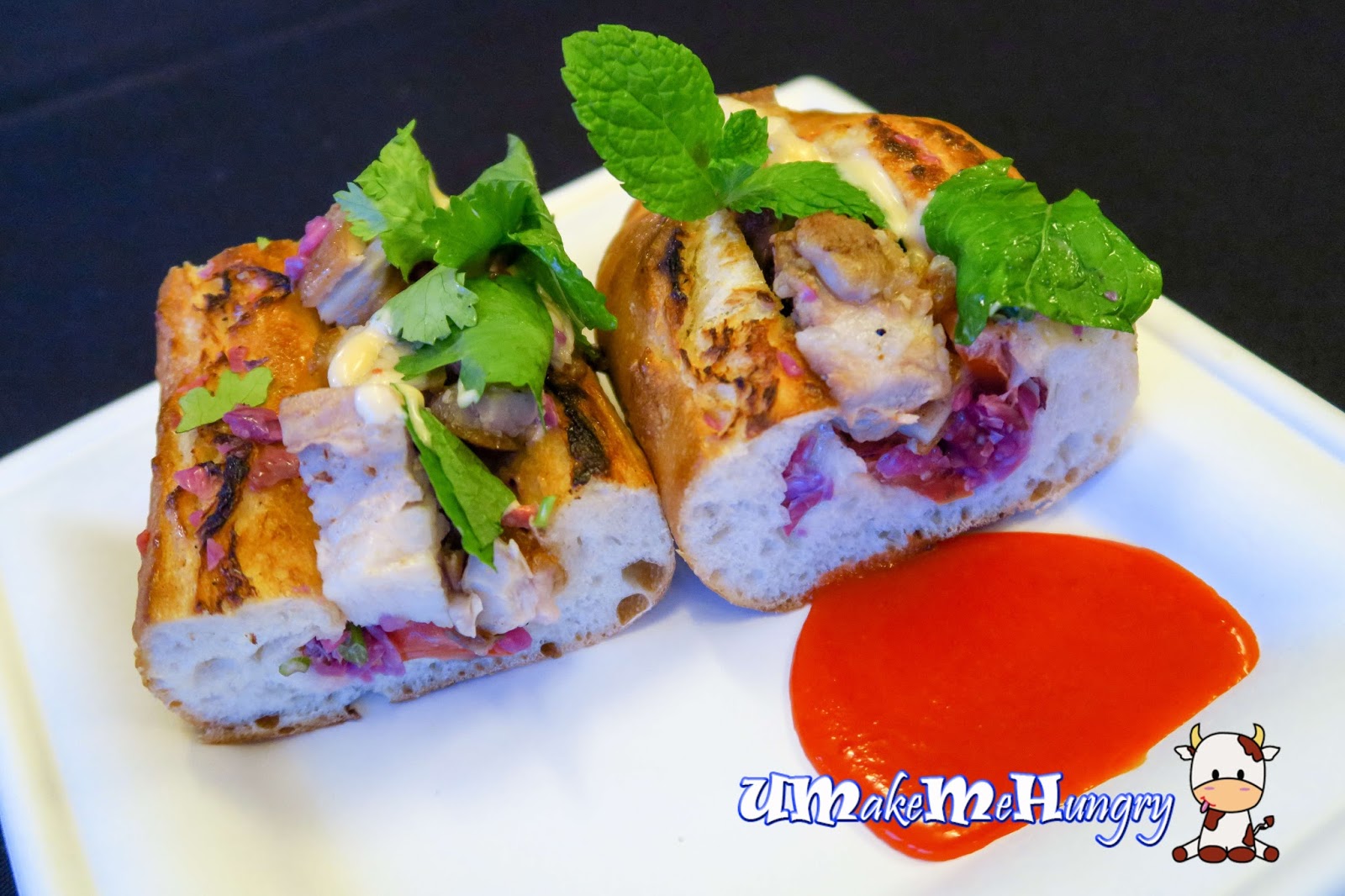 Suckling Pig Sandwich with Salted Vegetables Relish - $12