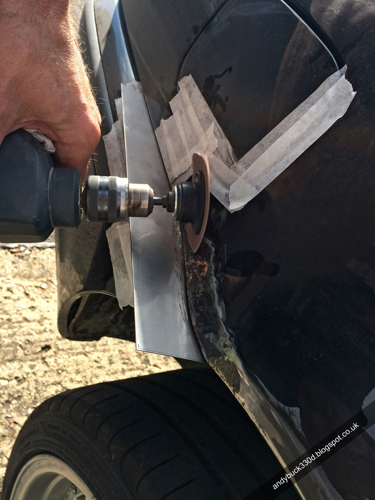 E46 Rear Wheel Arch Rust Repair and Respray [DIY]