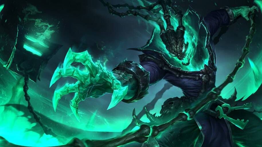 Thresh, LoL, Legends of Runeterra, 4K, #4.1659 Wallpaper PC Desktop