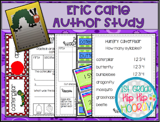 1st Grade Hip Hip Hooray!: Eric Carle Author Study