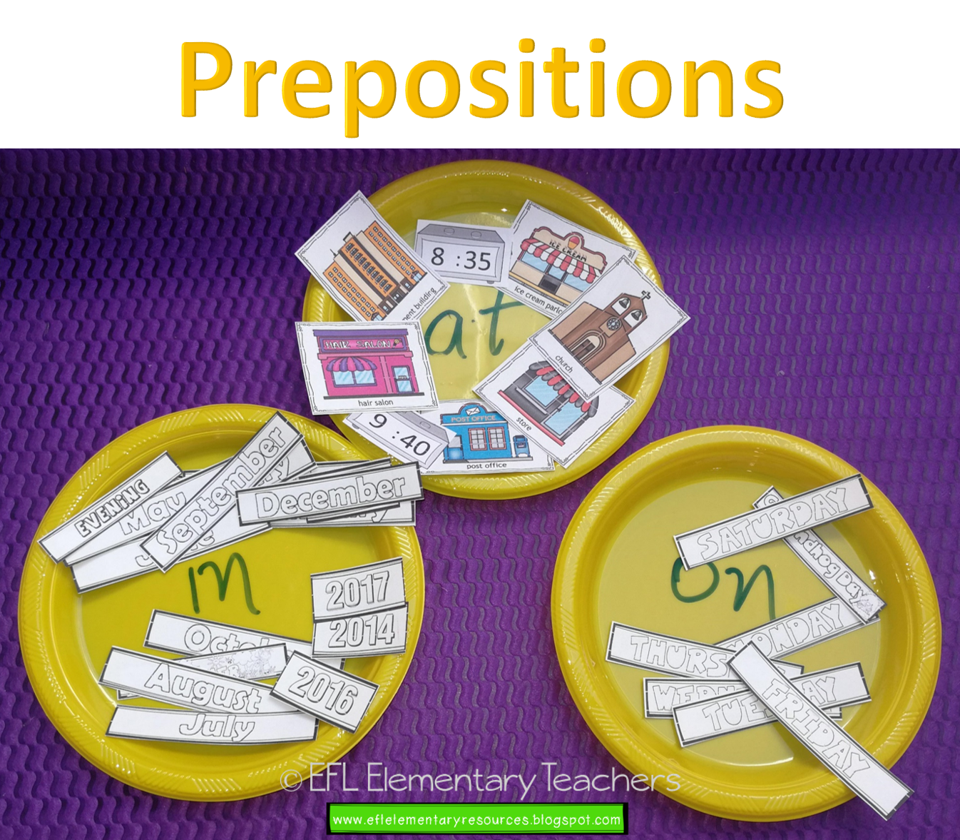 EFL Elementary Teachers: Simple past tense with town and prepositions ...