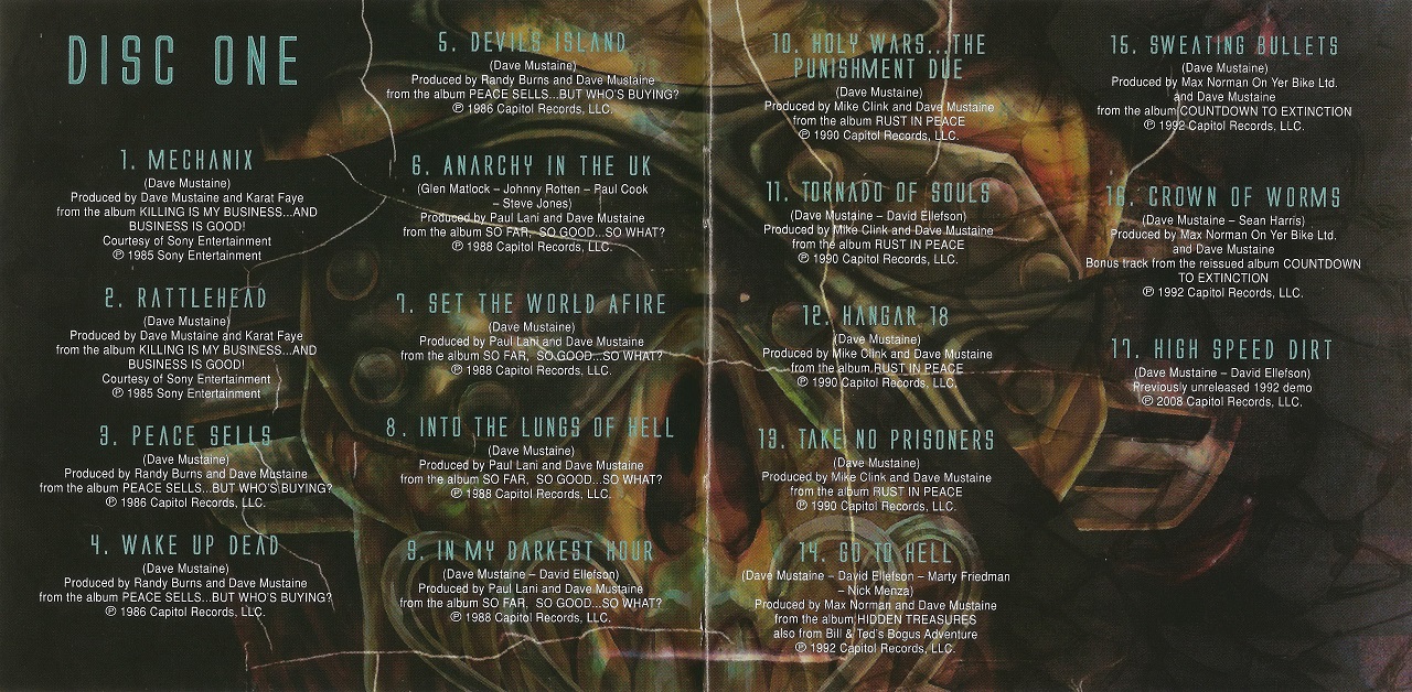Cries from the Quiet World: Megadeth "Anthology: Set the World Afire"
