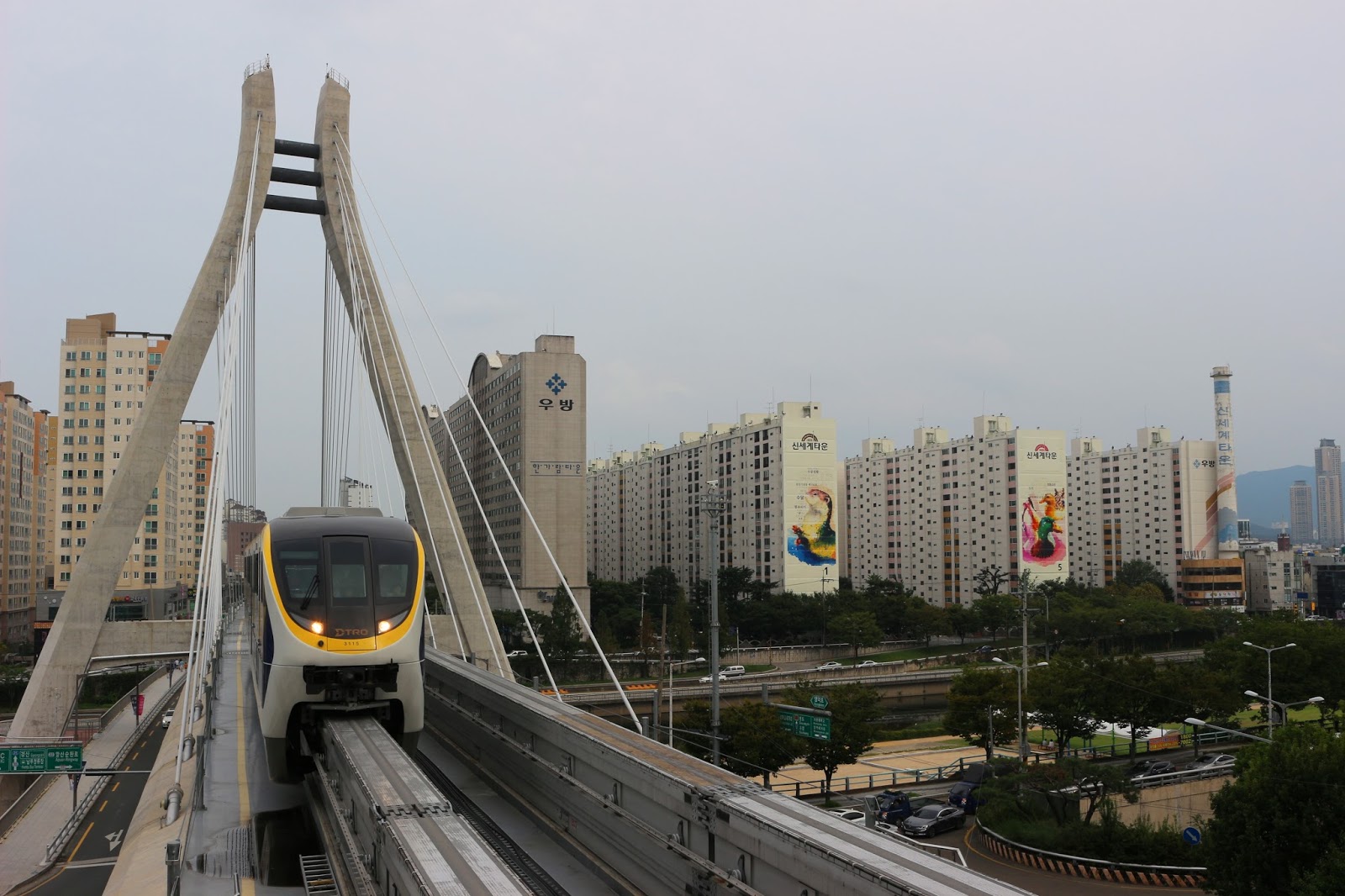 All About Korea´s Urban Railway, Daegu Metro Line 3 Monorail, The ...