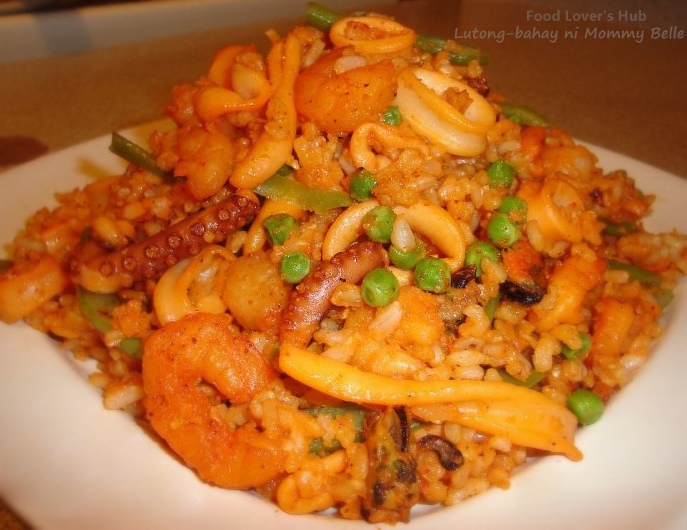FOOD LOVER'S HUB: Seafood Medley Aligue Brown Rice