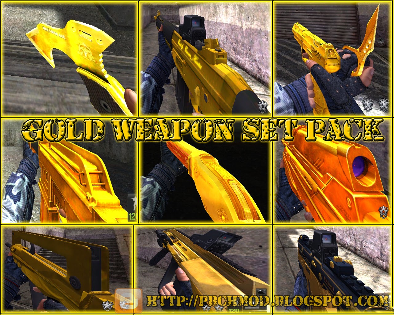 Gold Set Pack Mod Rev 1.5 - Point Blank Channel Mod's Blogger