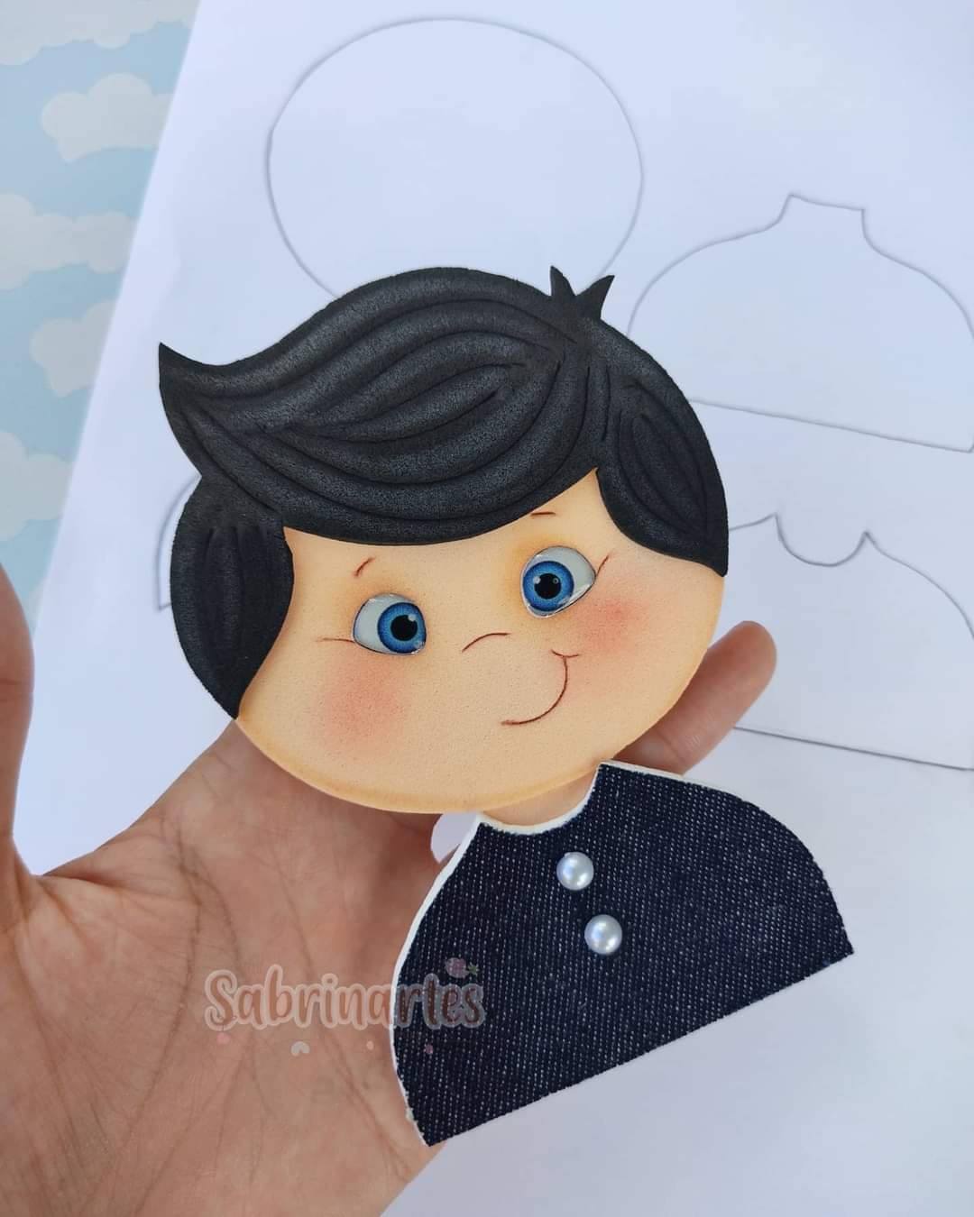 Eu Amo Artesanato: Boneco de Eva com Molde