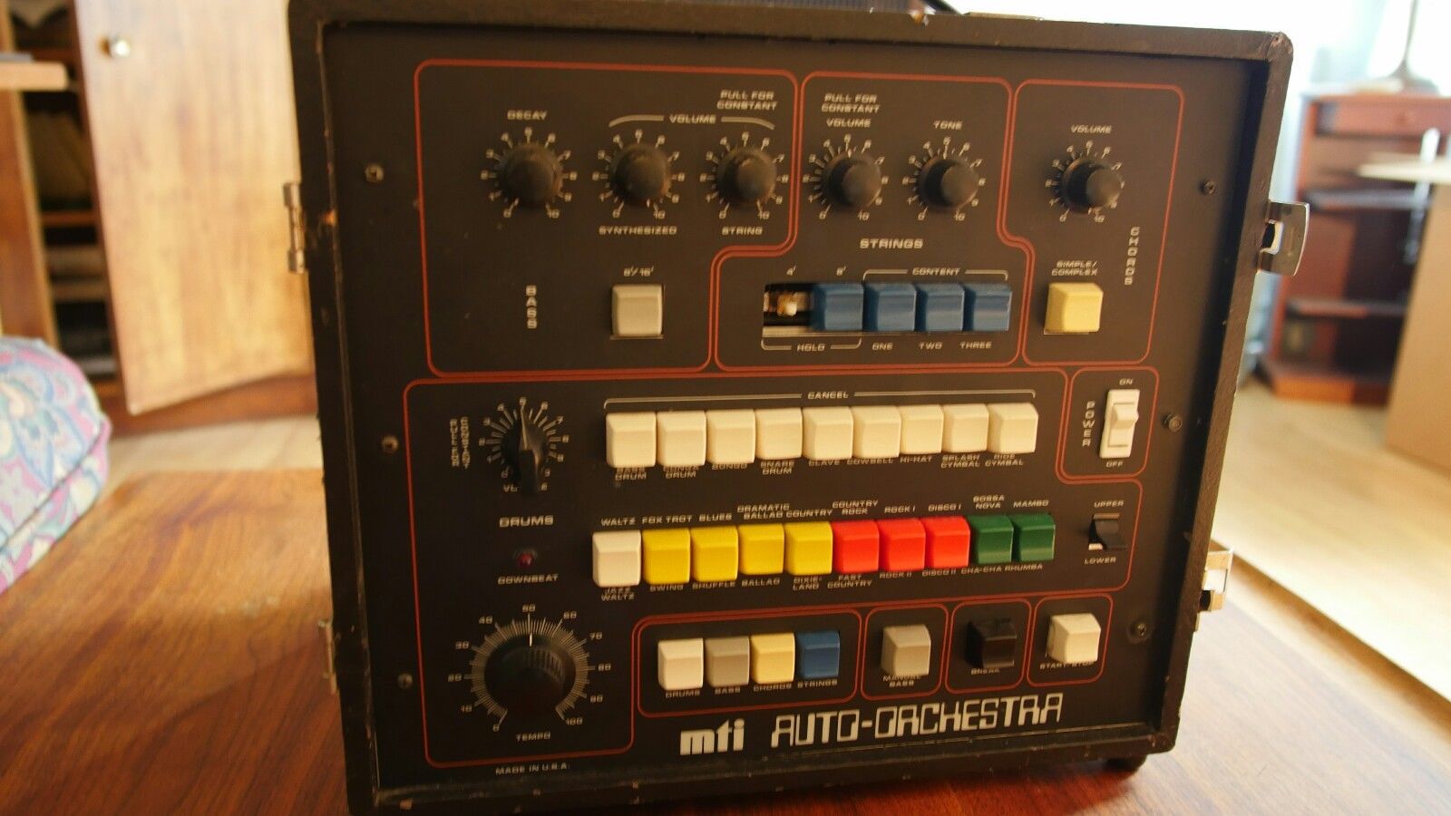 MATRIXSYNTH: MTI Auto Orchestrator vintage analog synth and drum machine