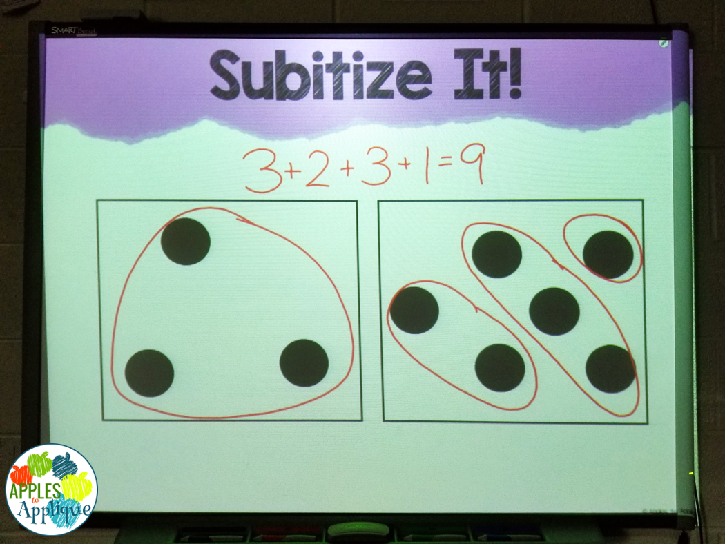 Apples to Applique: Subitize It! Number Talks