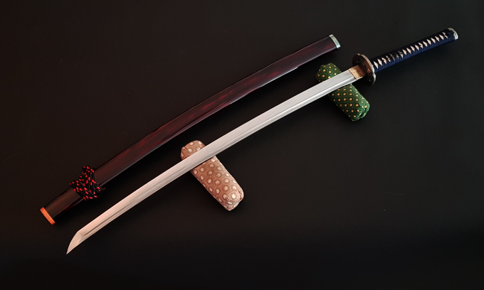 도검: newly completed Katana the world of insects -sword test 최근 완성된 도검 ...