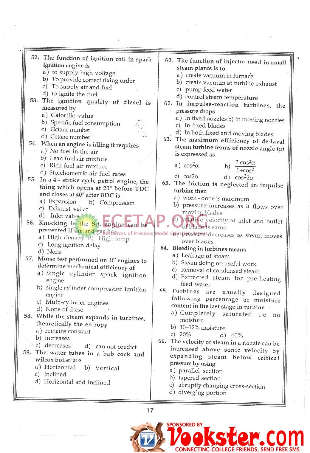 ECETAP - 2016, Previous, Model Papers, Question Papers EEE,ECE,SCE ...