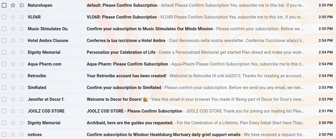 FRAUDULENT ACTIVITY & SPAM BOMBING - PART II