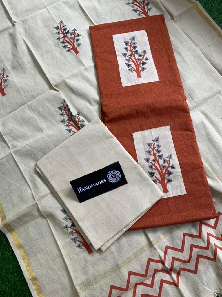 Handloom cotton suits