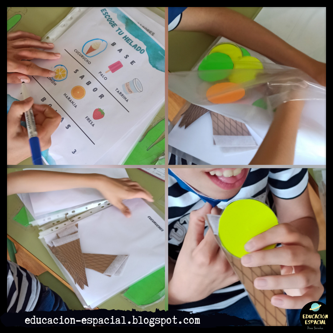 Escogemos y hacemos nuestros helados