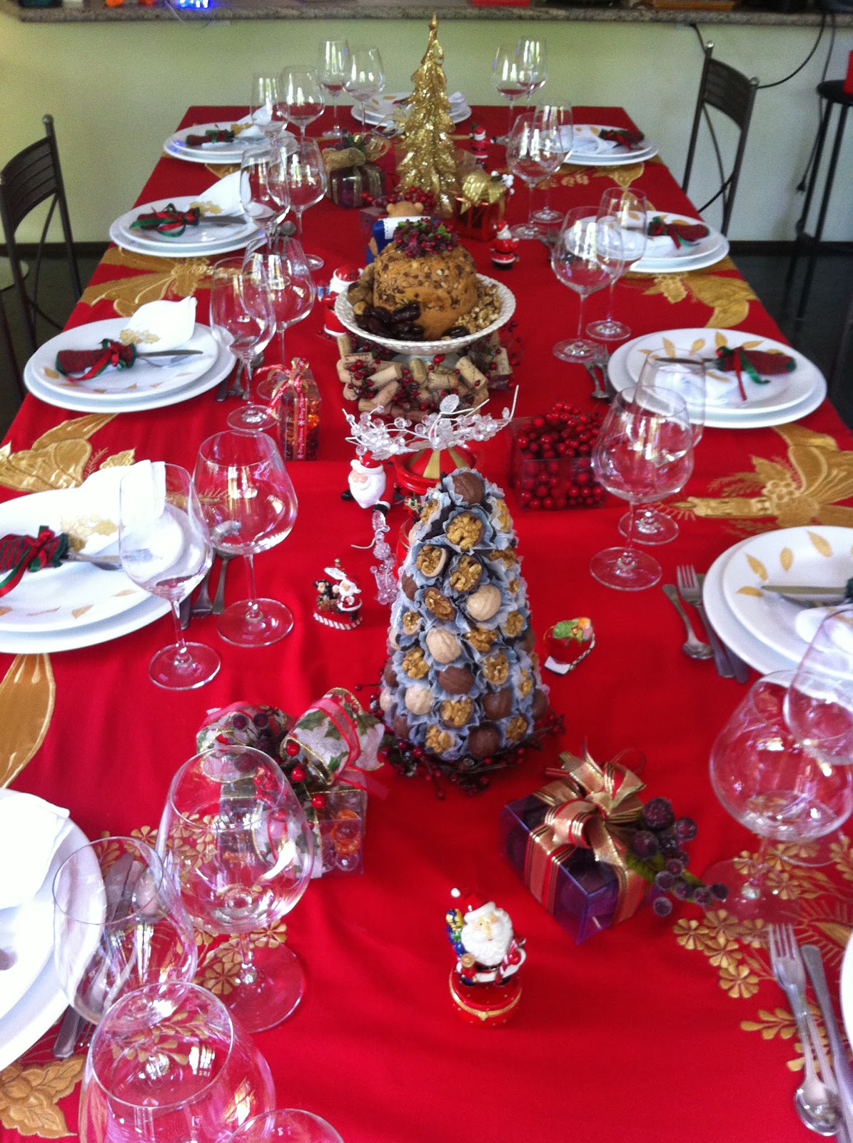 MESAS E MENUS: Menu "É Natal."