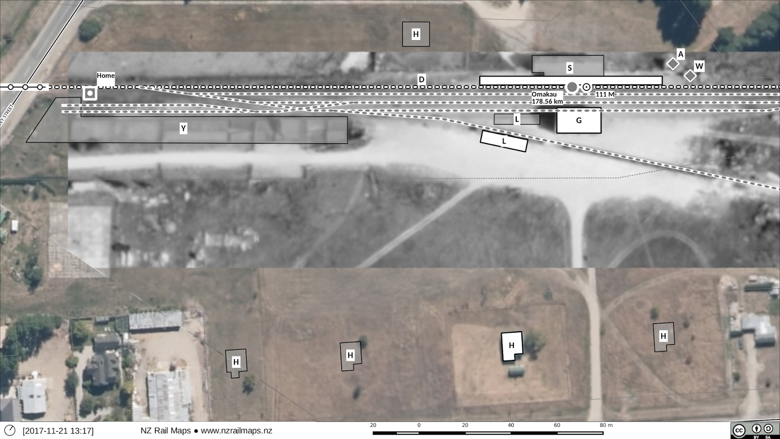 New Zealand Rail Maps: Otago Central Railway [28C]: Omakau revision