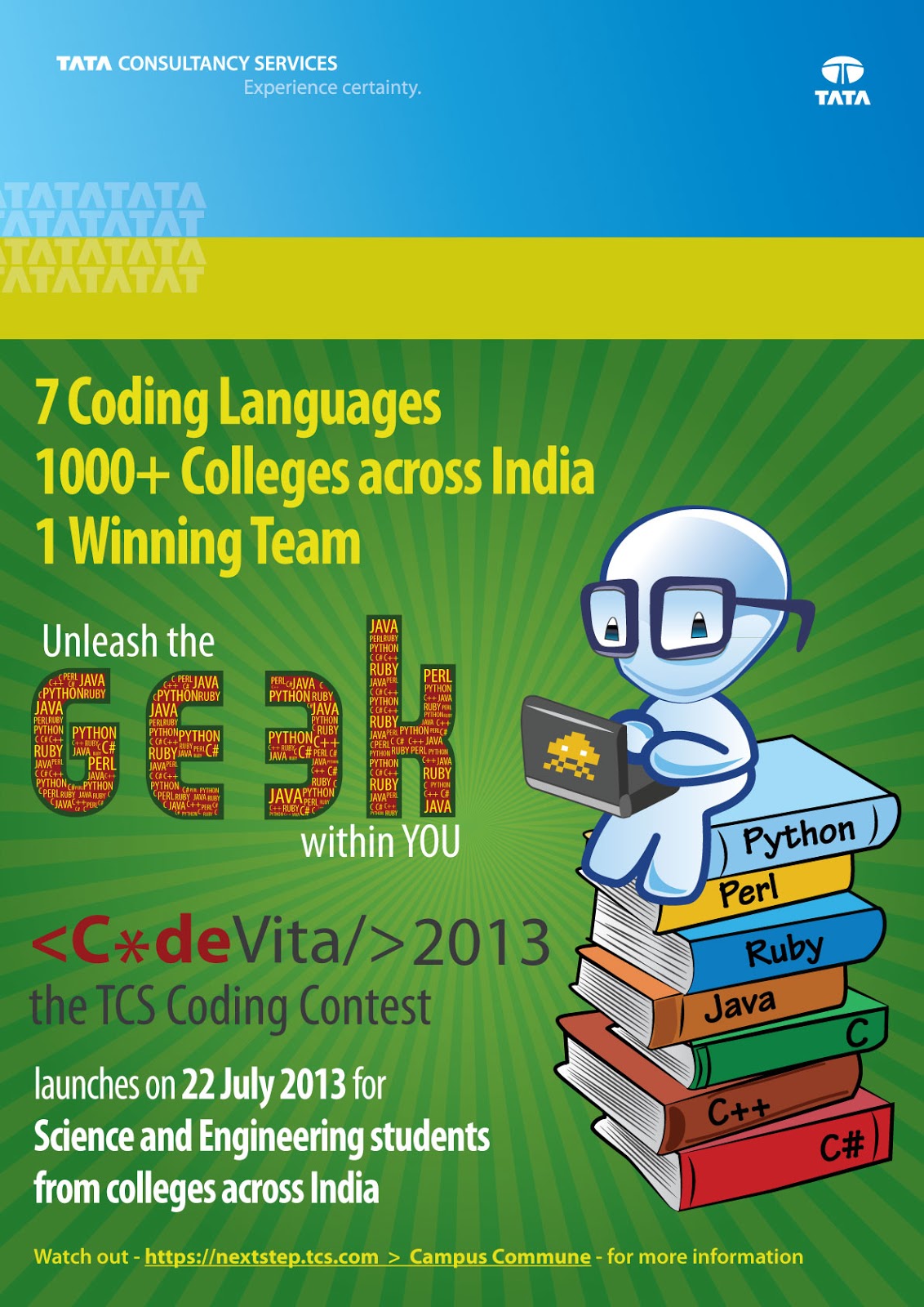 CodeVita Programming Contest: Welcome to CodeVita 2013 CodeVita Programming Contest: Welcome to CodeVita 2013