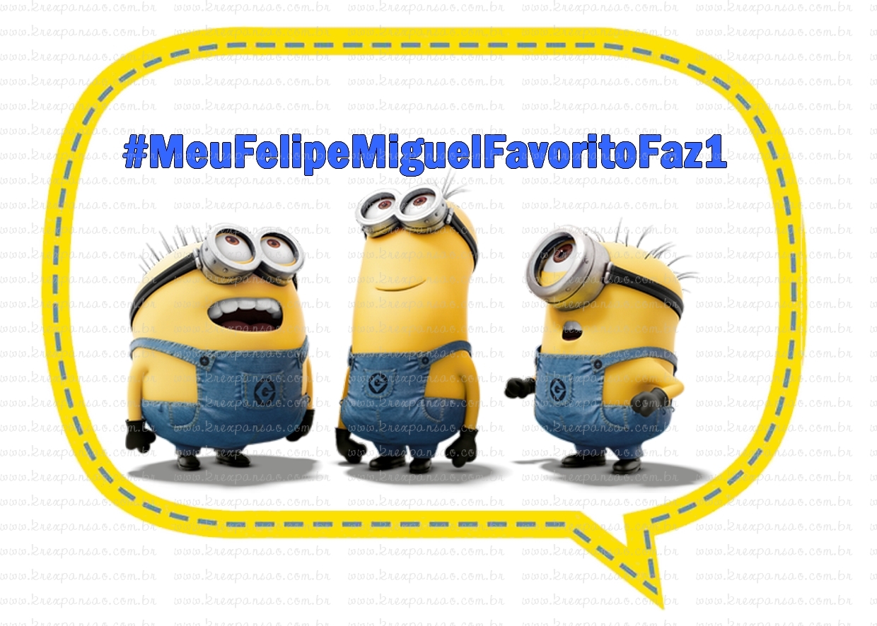 KR Expansão Festas e Eventos: Plaquinhas Divertidas Minion Felipe ...