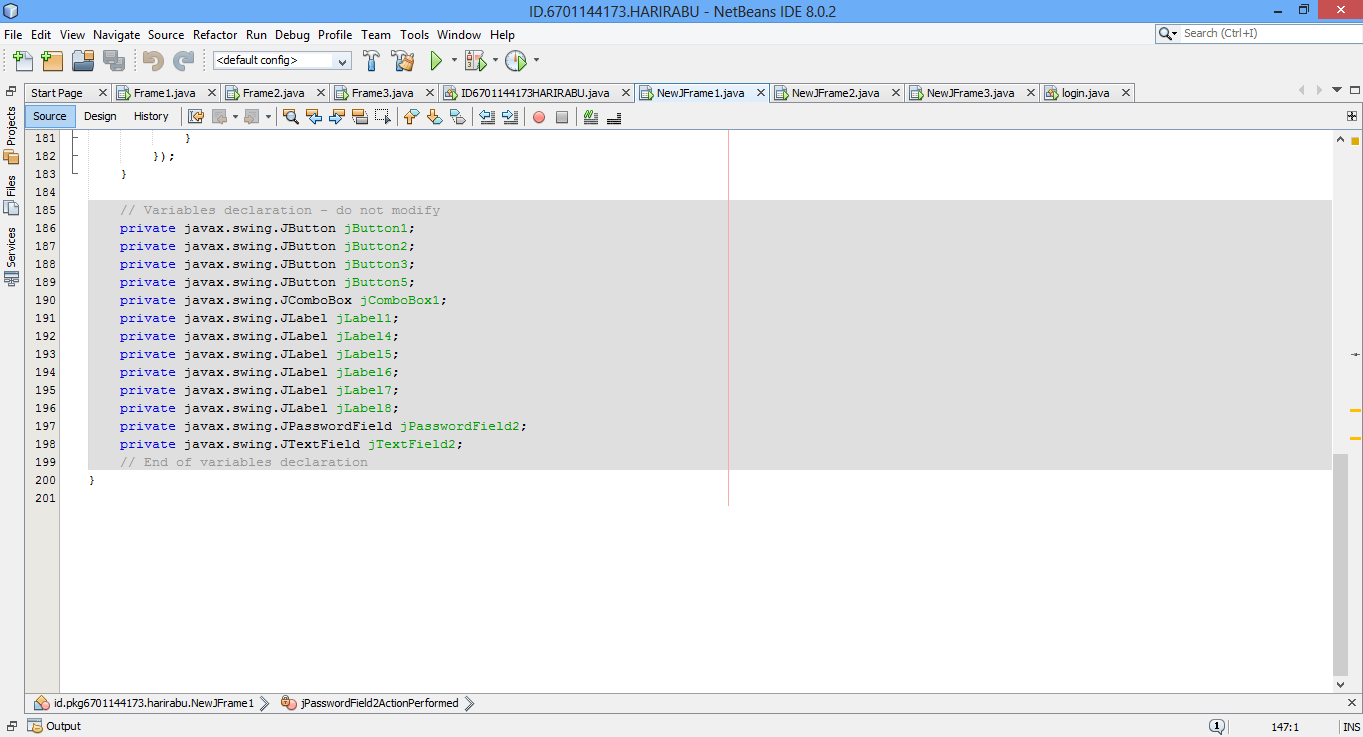 Indahnya Berbagi Ilmu: Membuat Form dengan NetBeans