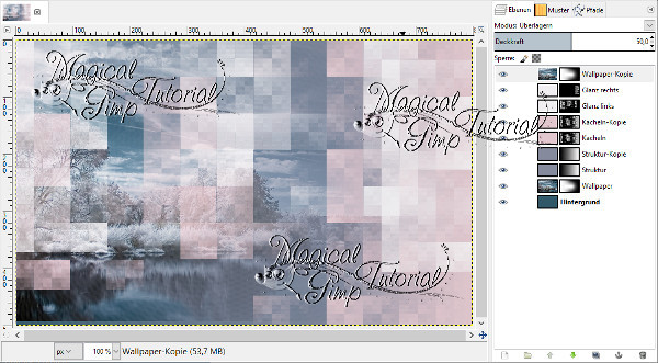 Magical Gimp-Tutorial: Gimp Tutorial "Winterdream"