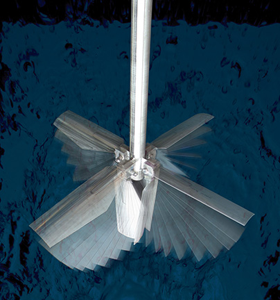 What's New at Sharpe Mixers!: Folding Impellers to the Rescue!