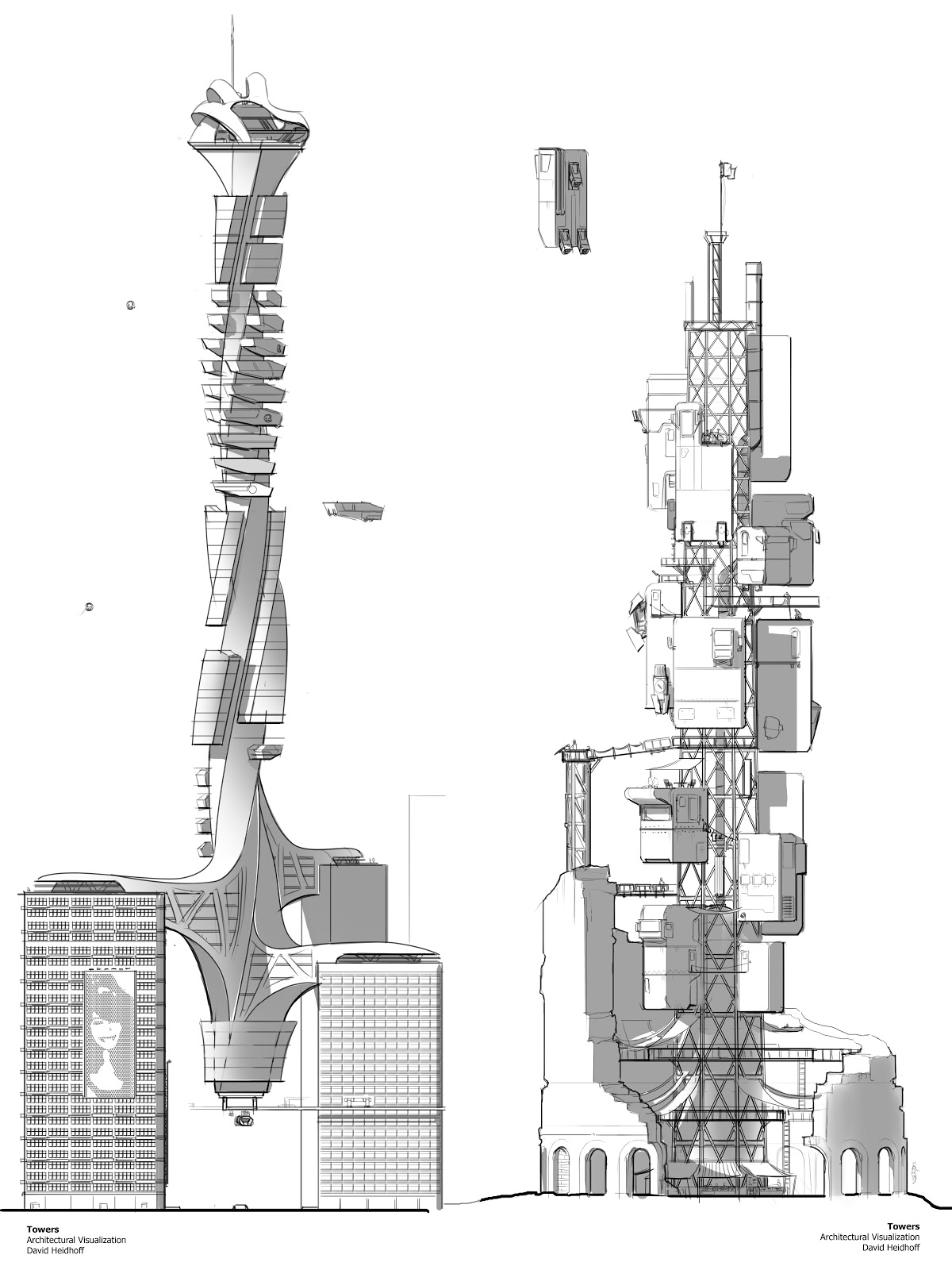 David Heidhoff Concept Art Blog: The two towers