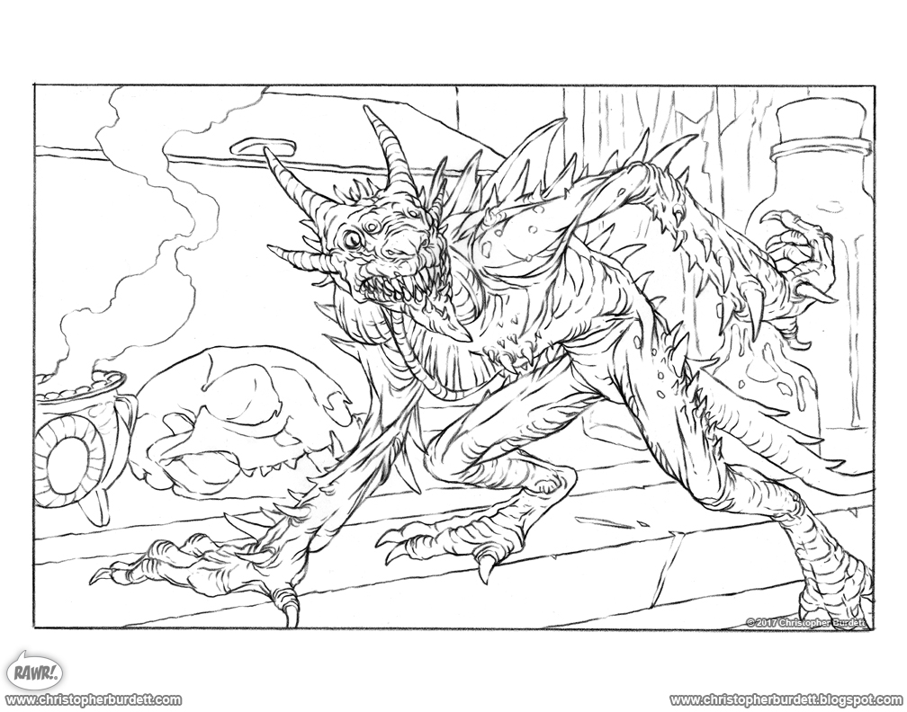 The DOODLES, DESIGNS, and aRT of CHRISTOPHER BURDETT: Homunculus - Sagaborn