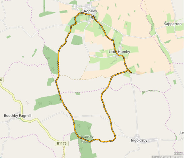 Vale of Belvoir Ramblers: Ropsley, Scotland and the Humbys, 24th ...
